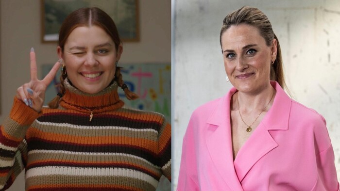 Anna Lin og Mette Bluhme Rieck kigger vores tekstiler efter i sømmene ...