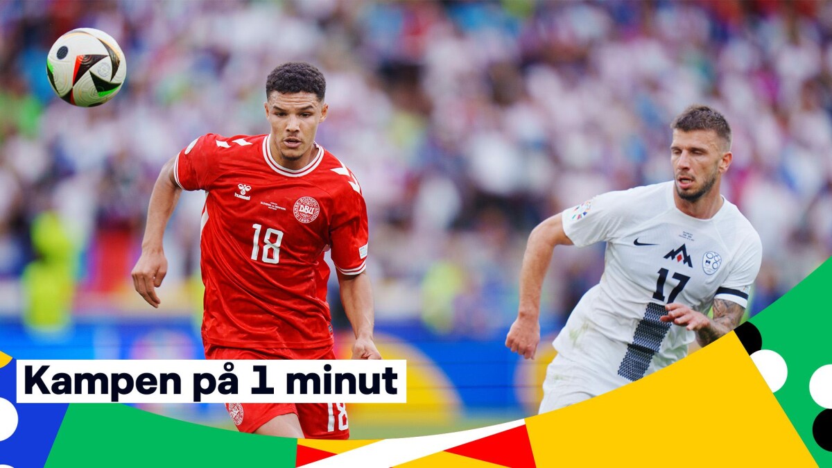 Kampen på 1 minut: Danmark smider føringen mod Slovenien i skuffende EM-åbner | UEFA EM 2024 ...