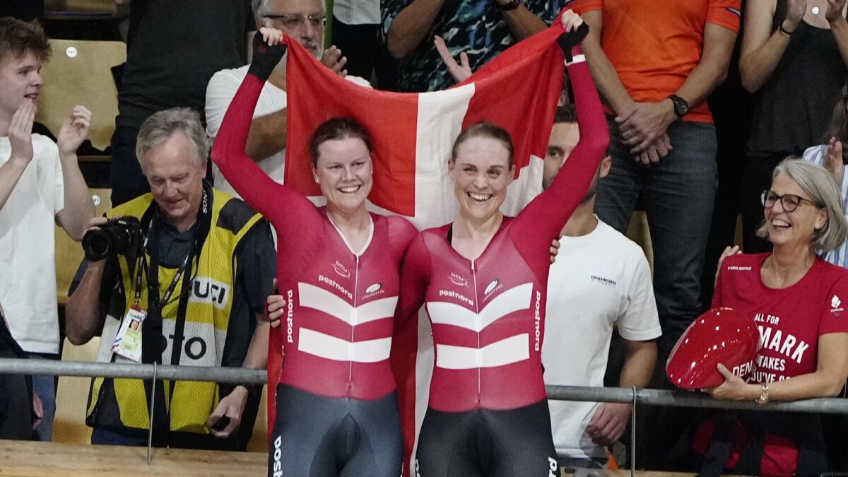 Julie Leth og Amalie Dideriksen vinder VM-guld i parrets sidste løb sammen nogensinde | Cykling | DR