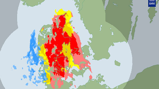 RADAR-KORT: Se hvor sneen falder | Vejret | DR