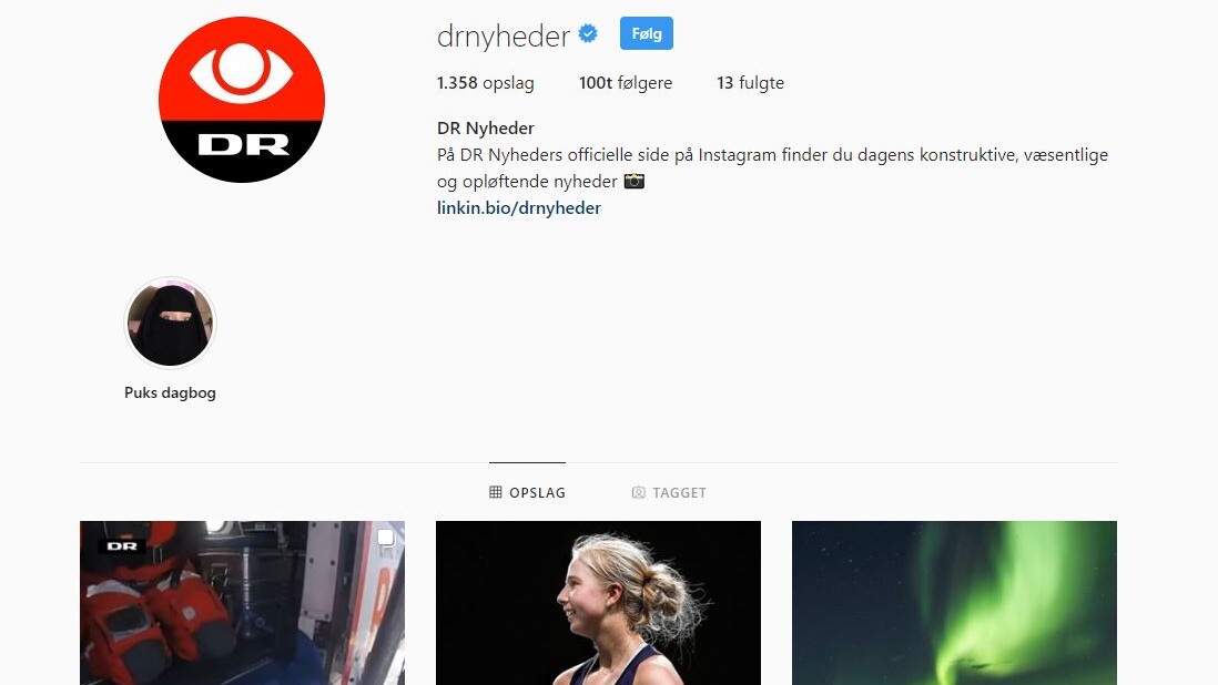 DR's nyheder på Instagram er blevet et hit: Nu følger 100.000 dem | Nyt ...