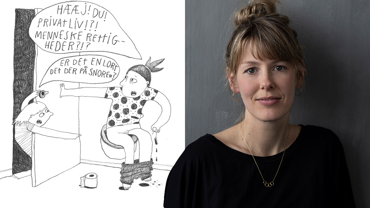 Lines tegninger har skabt stor debat: 'Jeg vil gerne udfordre ideen om ...