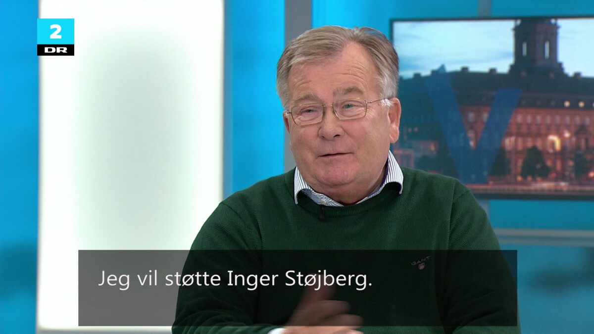 Claus Hjort Frederiksen giver sin støtte til Inger Støjberg | Politik | DR