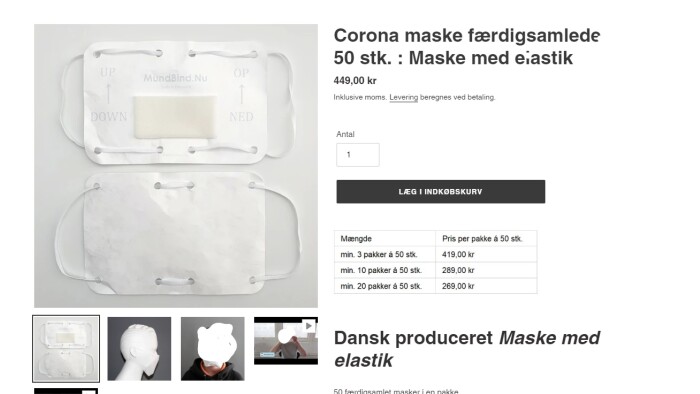 Corona-masker uden godkendelse tilbudt til plejehjem: Dansk firma skal ... Corona-masker uden godkendelse tilbudt til plejehjem: Dansk firma skal ...