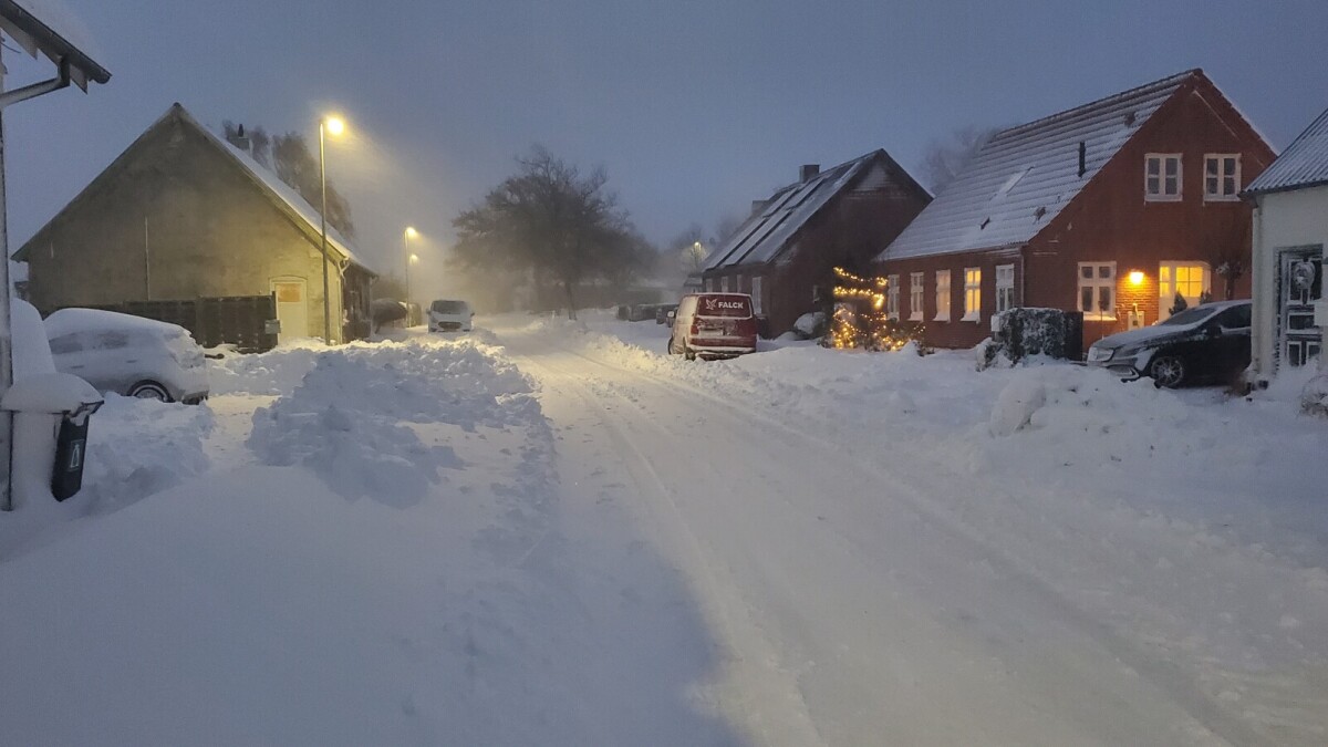 Se billederne: Snestorm over Danmark | Vejret | DR