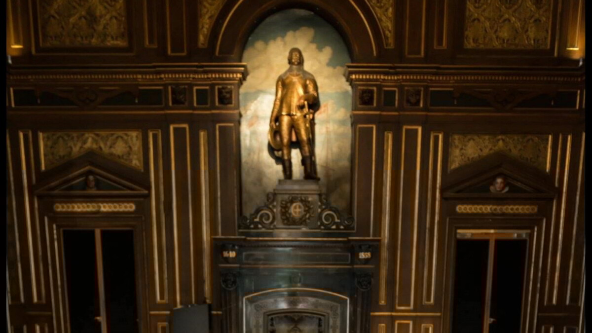 De troede, ikonisk statue var brændt helt væk - nu er en lille del ...