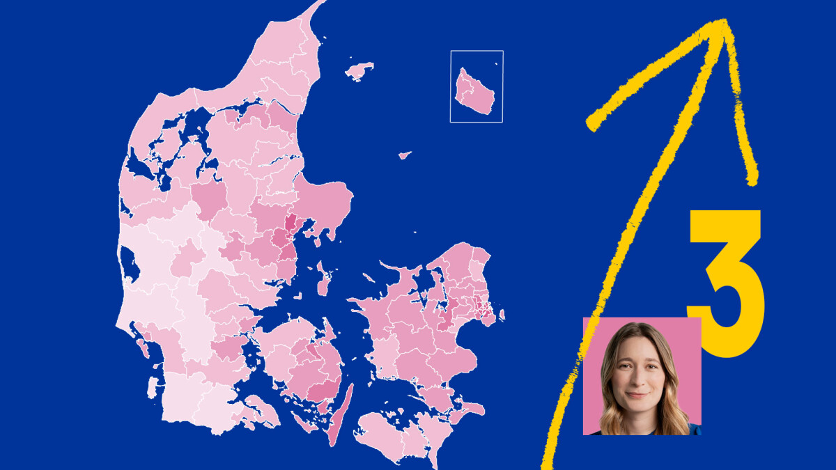 Se Danmarkskortet: Så stor er SF's fremgang i din valgkreds | EU-valg 2024 | DR